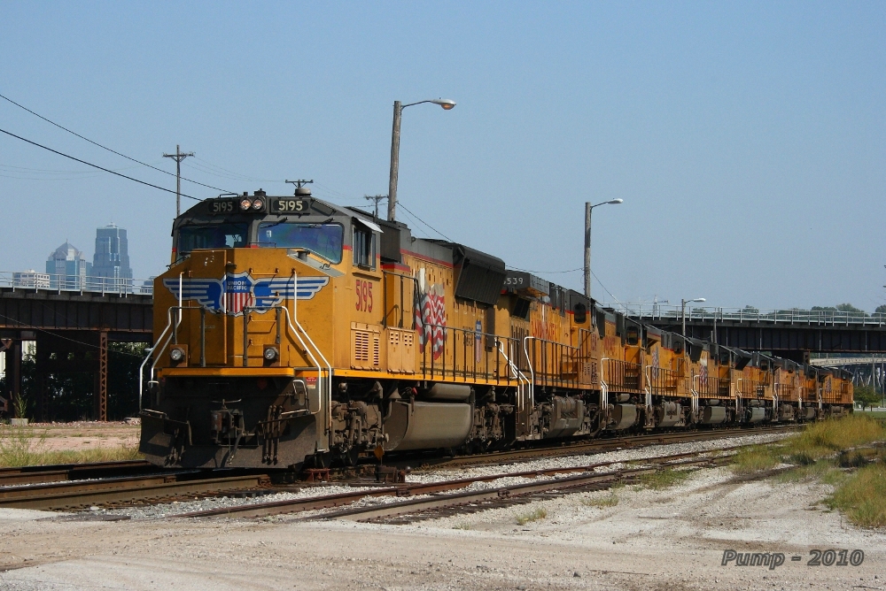 Westbound UP Light Engine Movement Train